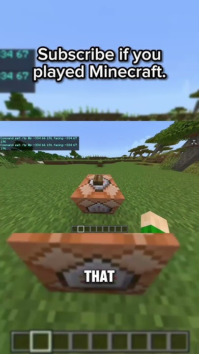 How To Teleport And Face A Certain Direction In Minecraft #shorts # ...