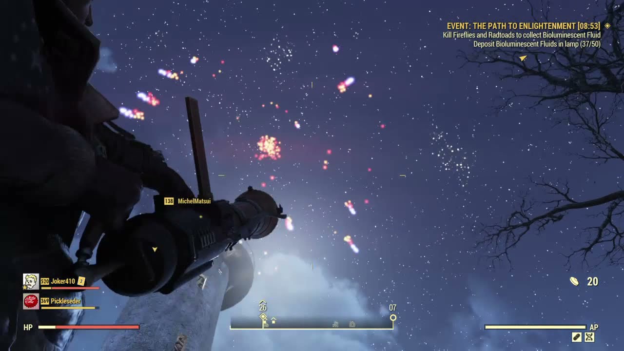 Fallout 76 Fireflies and Fireworks - YouTube