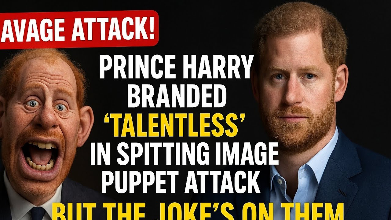Prince Harry Branded ‘Talentless’ in Spitting Image Puppet Attack — But ...