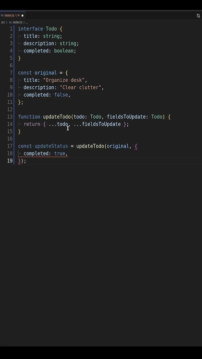 TypeScript Utility Type - Partial #coding #typescript #softwareengineer - YouTube