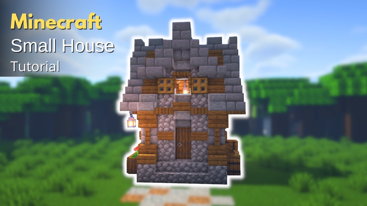 Minecraft: How to Build a Small Medieval House | Medieval Village House ...