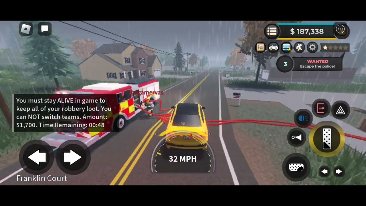 The ER:LC (Roblox) experience on a private server on mobile.#Roblox # ...