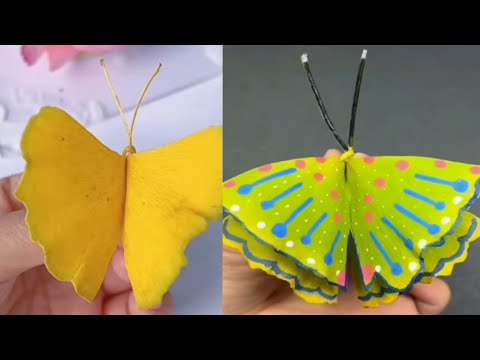 Origami FLAPPING BUTTERFLY How to make a butterfly - YouTube