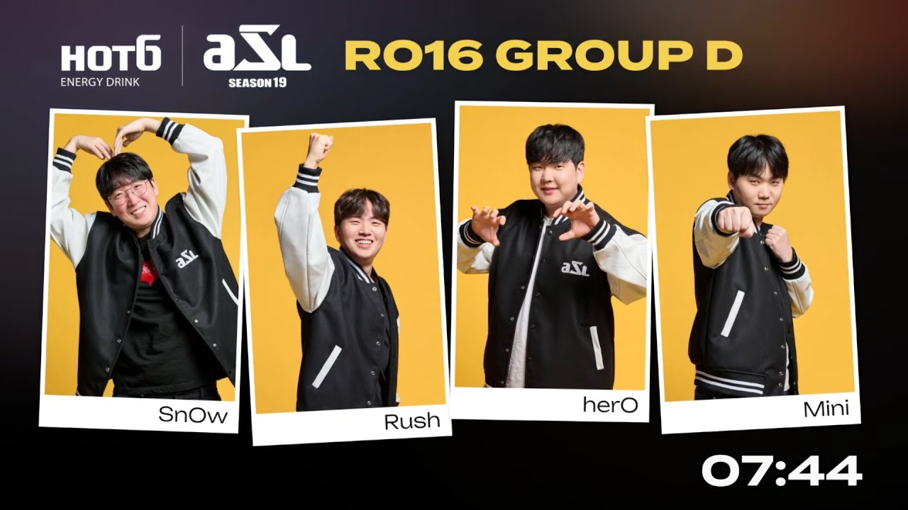 [ENG] ASL S19 Ro.16 Group D (Snow, Mini, Hero and Rush) - ASL English (StarCastTV English) - YouTube
