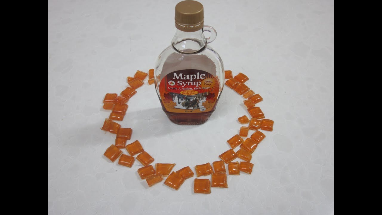 Hard maple candies using organic maple syrup! - YouTube
