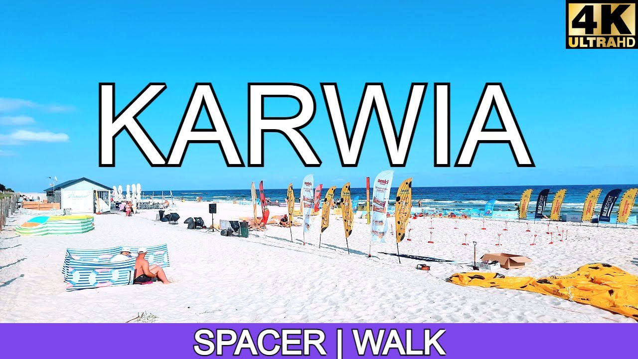 Karwia - Poland, walking in Karwia | 4K - YouTube