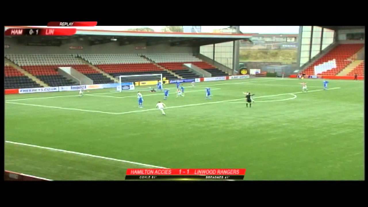 YFS TV MOTD Linwood Rangers vs Hamilton Accies - YouTube