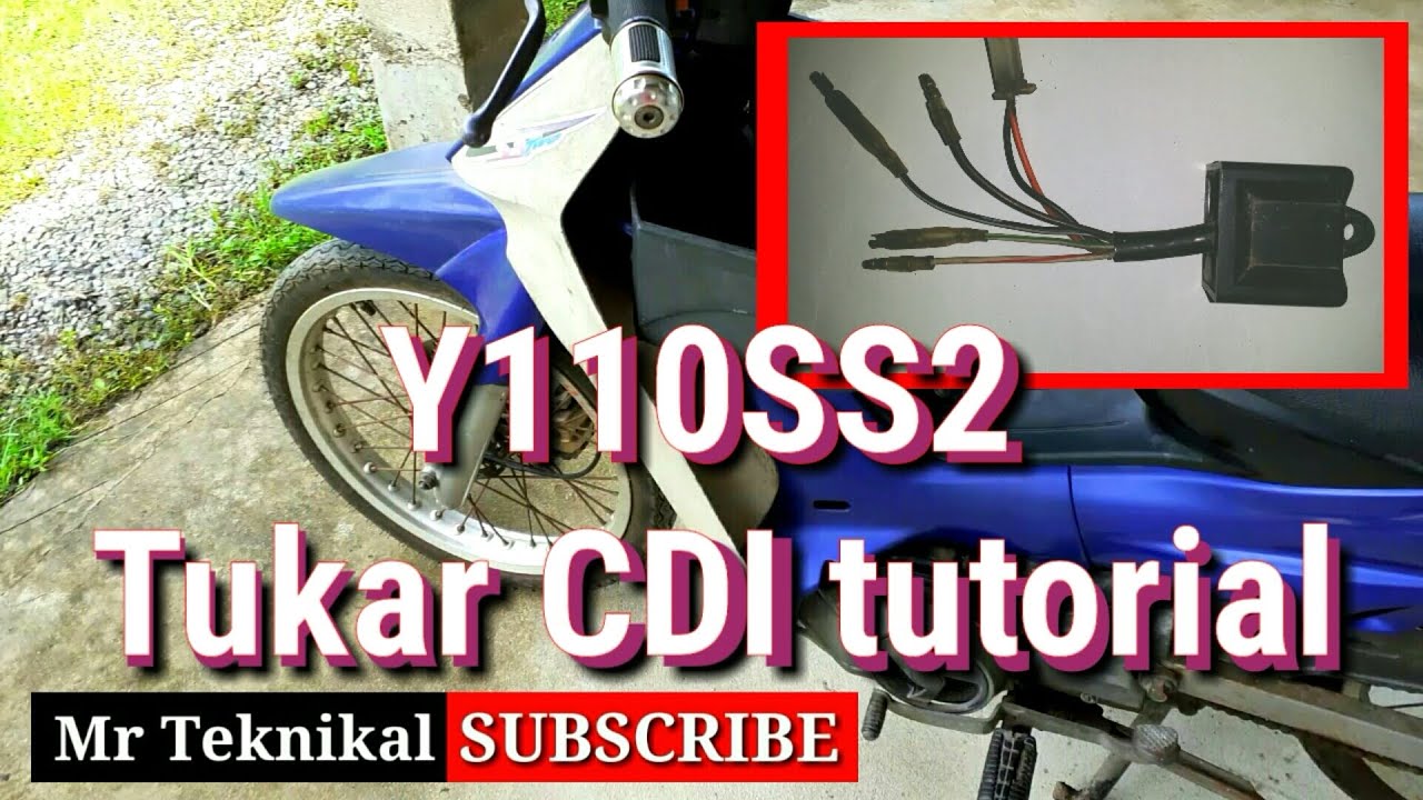 Yamaha SS2 tukar CDI unit tutorial - YouTube