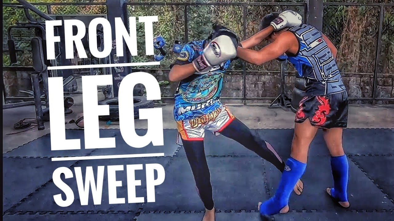 Front leg sweep - YouTube
