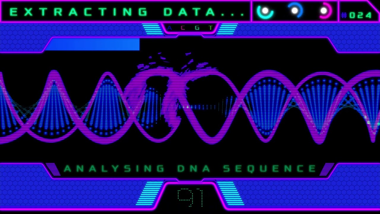 DNA Anylizer UI - Animation Loop By @Defvanilla - YouTube