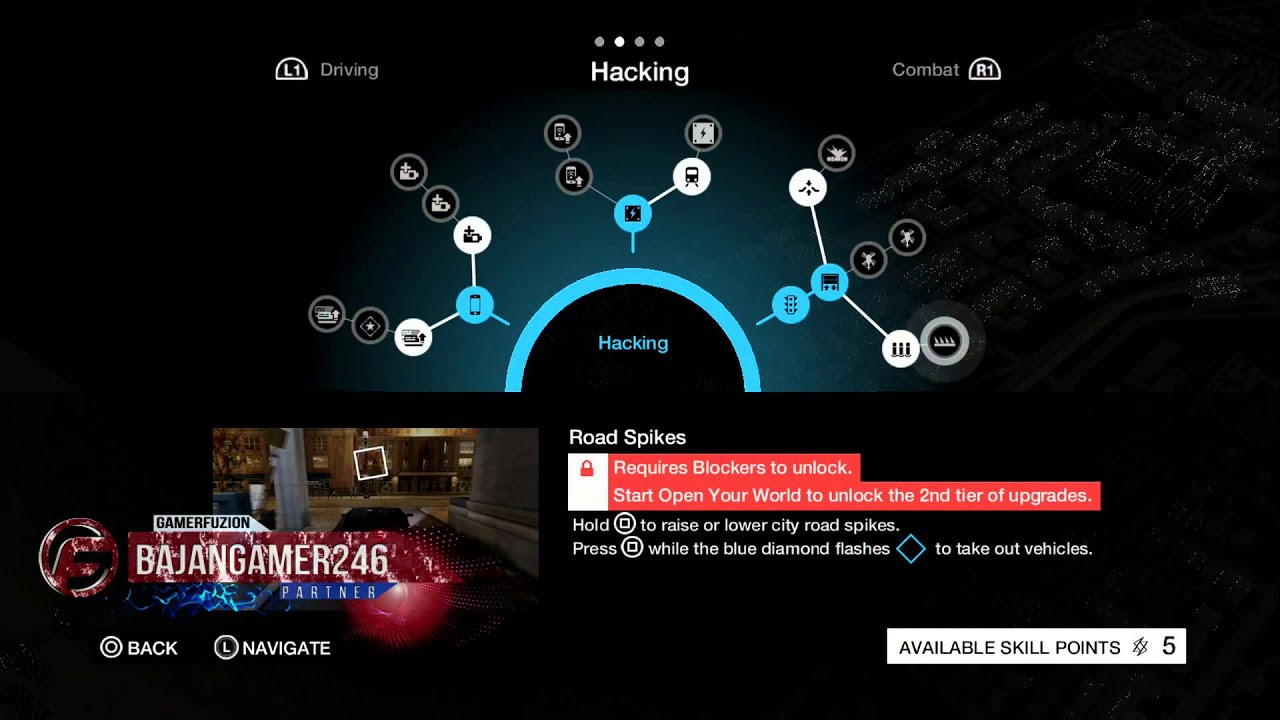 Watch Dogs Skill Tree Explained PS4 1080p - YouTube