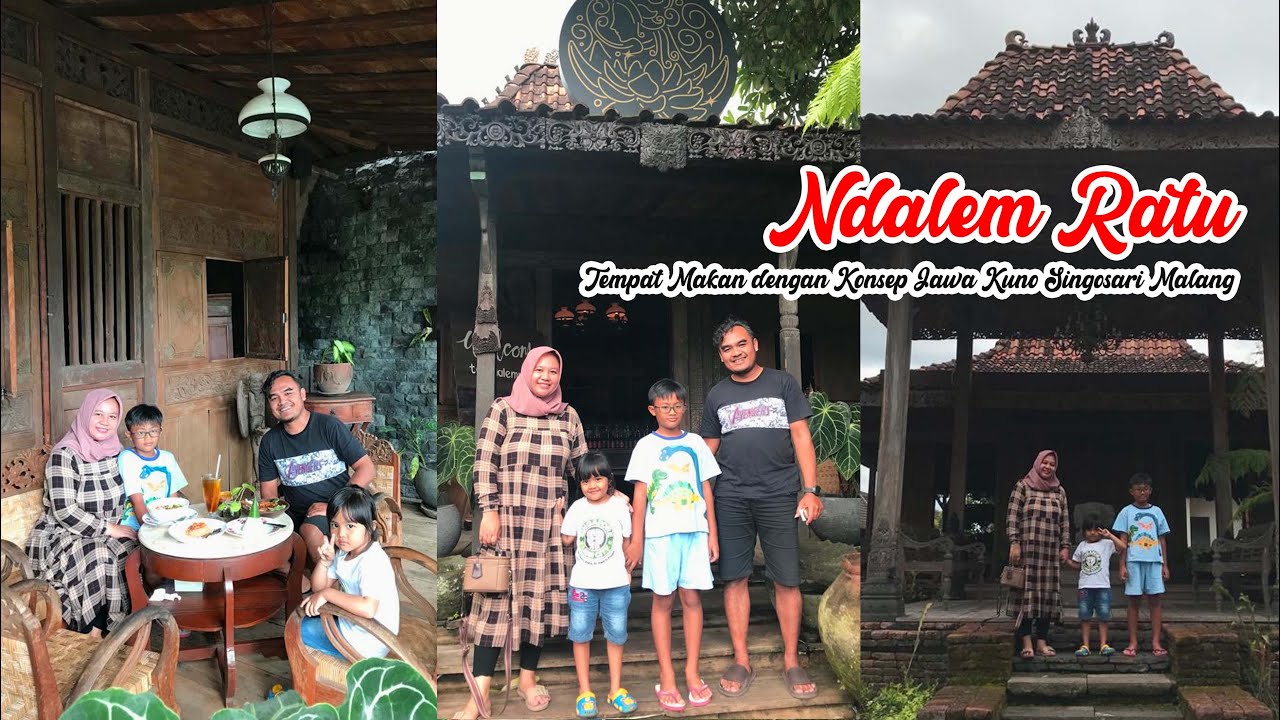 Cafe Resto Kuliner Ndalem Ratu Singosari Malang - YouTube