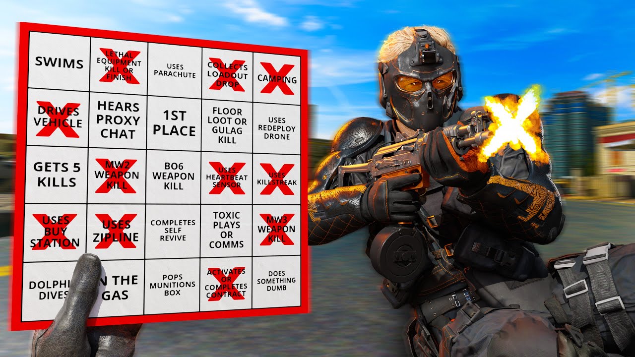 WARZONE BINGO is INTENSE - YouTube