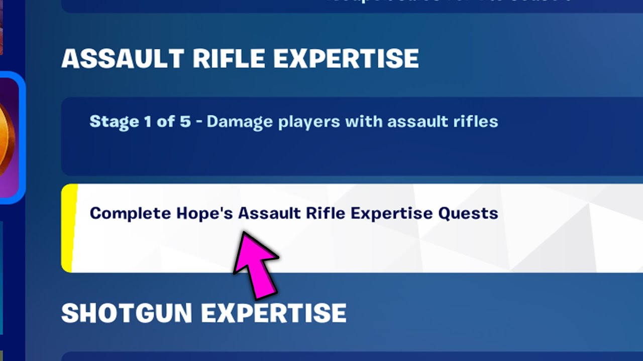 How to Complete Hope's Assault Rifle Expertise Quests - YouTube