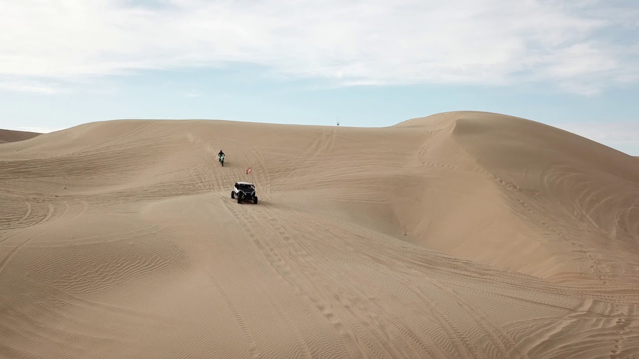 Drone In Sand Dunes - YouTube