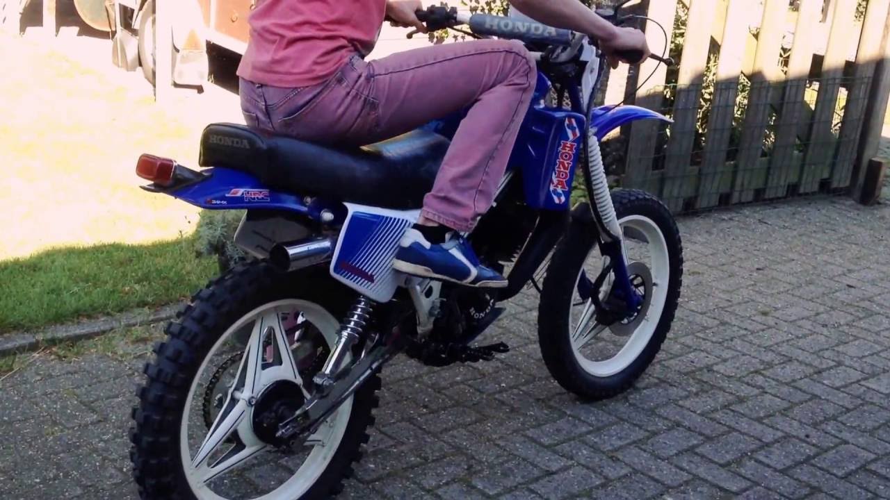 Honda MT80 Cold Start - YouTube