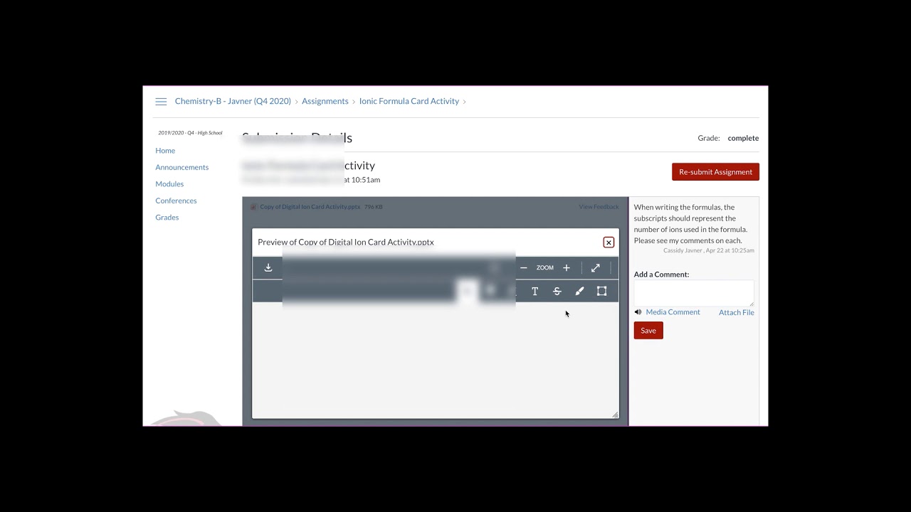 View Assignment Feedback in Canvas (MacBook) - YouTube