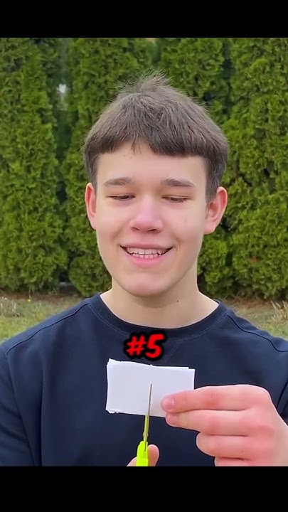 Можно ли разрезать лист бумаги 7 раз Youtube