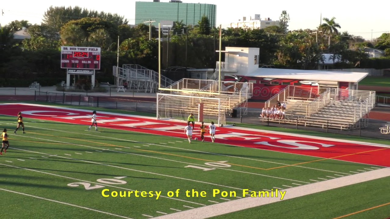 2019-20 Heritage Soccer vs. Pompano HS, Highlights (Score 8-0) - YouTube