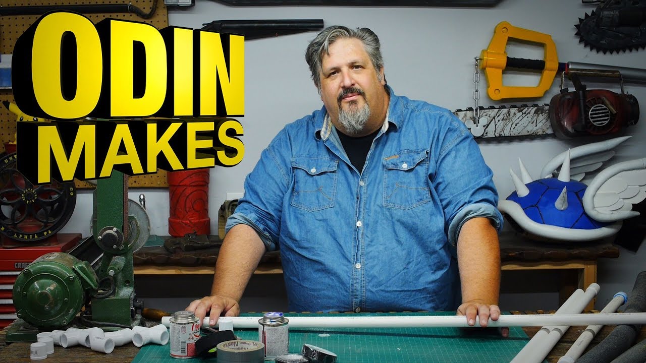 XOT Makes: How to make a basic boffer sword - YouTube