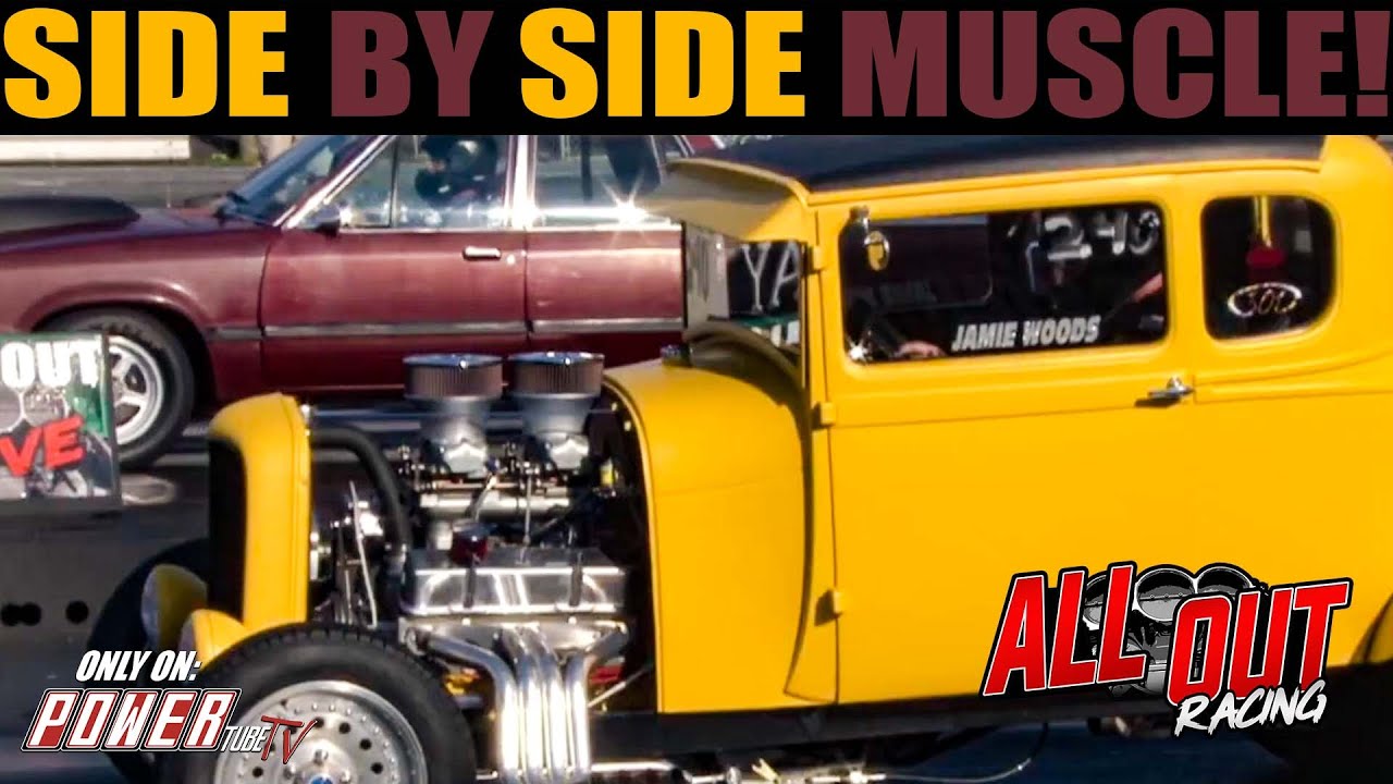 ALL OUT Racing - Heads Up Side By Side Street Muscle at Atco Dragway ...