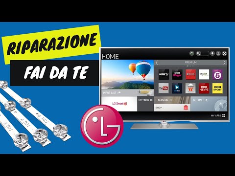 TV LG 32LB550:  Sostituzione barre led \