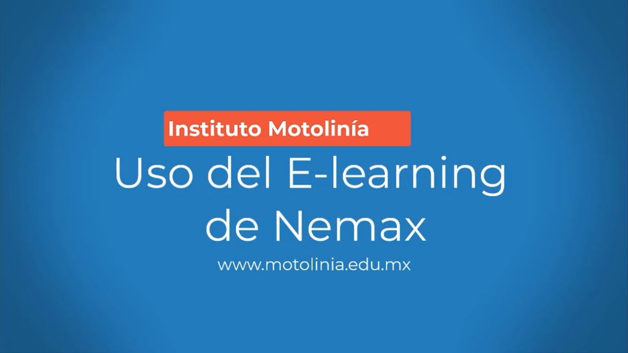 Uso del E-learning de Nemax - YouTube