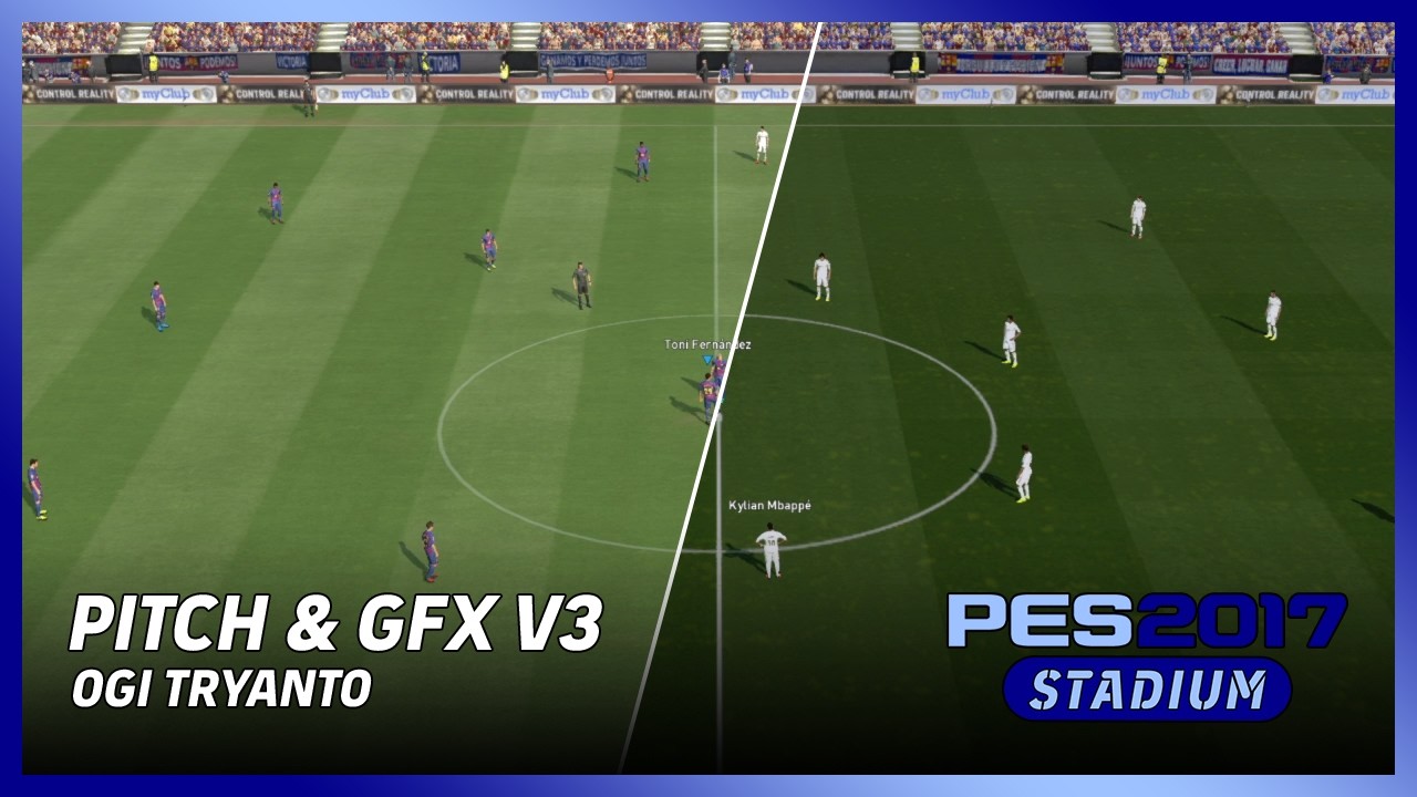 PES 2017 The Most Realistic Grass Ever! Unreal Pitch Graphics Update ...