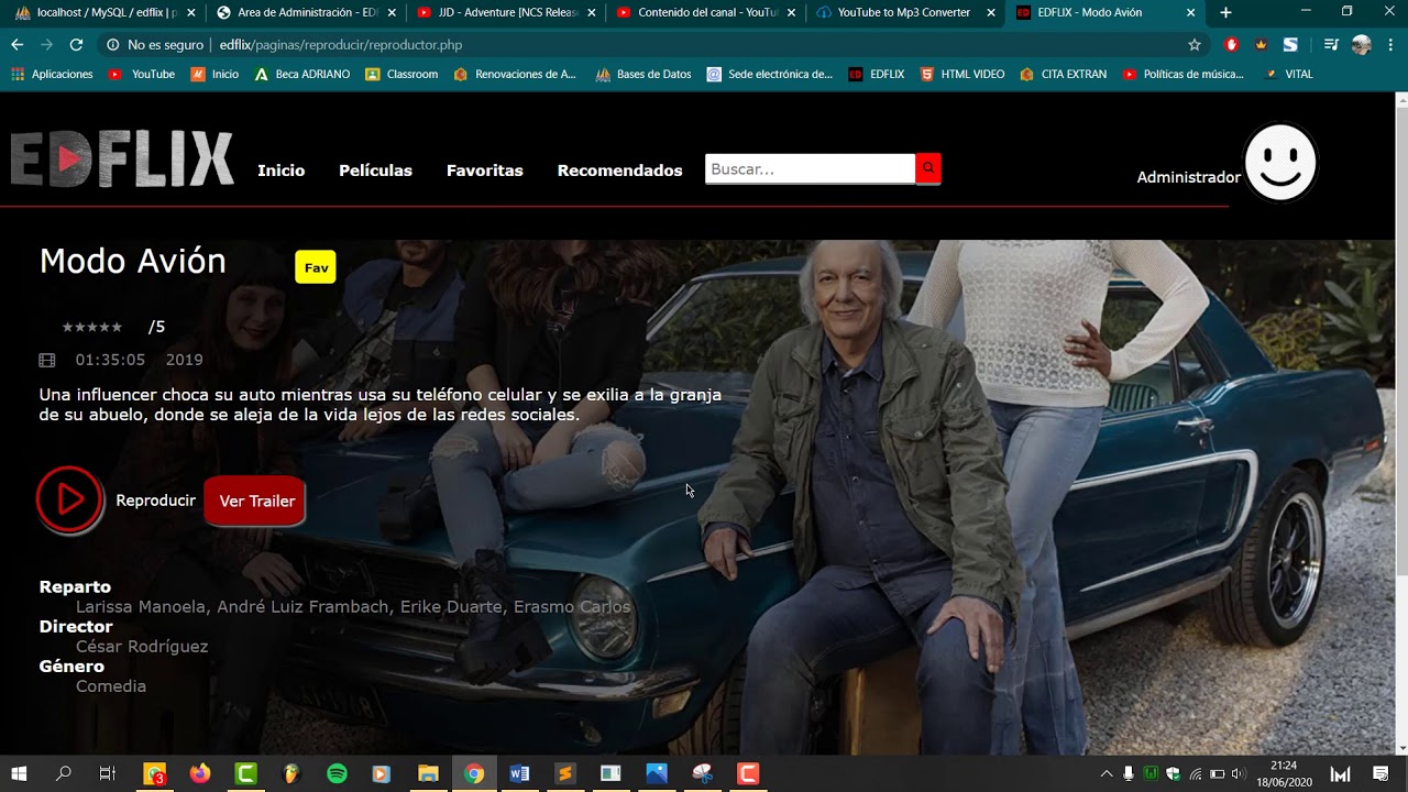 Área de Administracion | Proyecto EDFLIX - YouTube