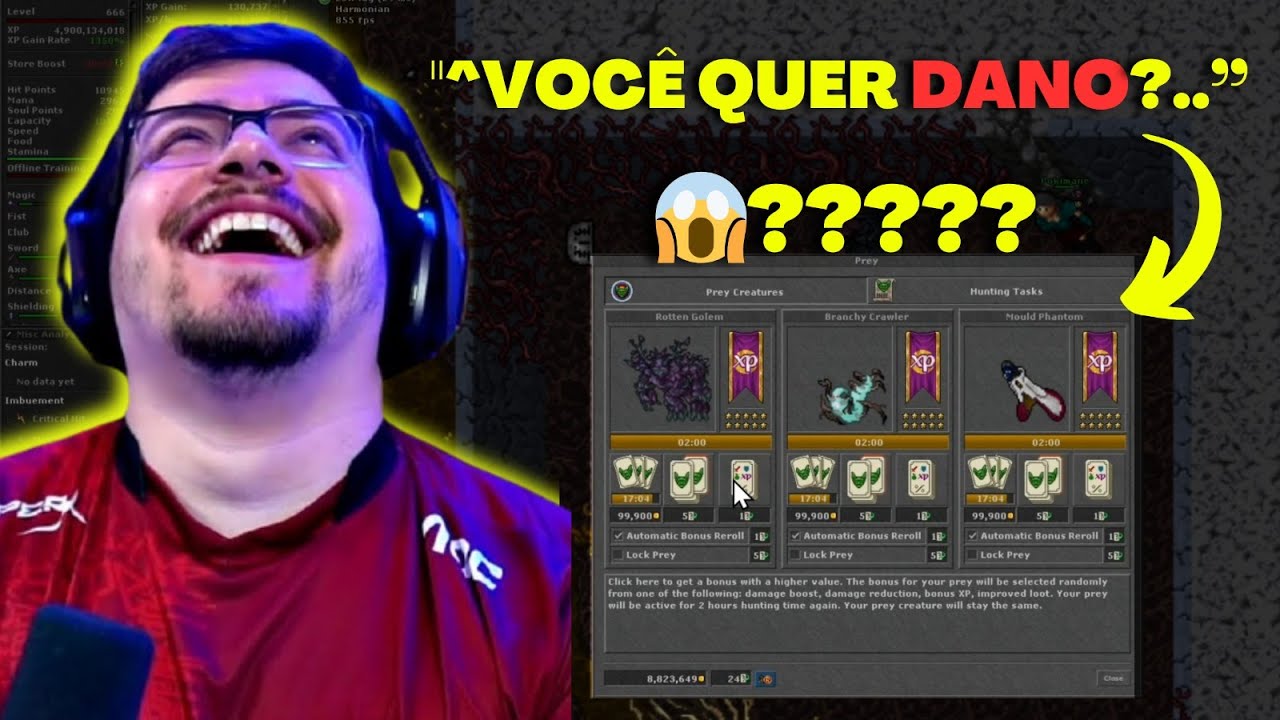 Tibia RUBINI FICOU SEM SIO? MUDANDO A PREY PARA DANO 🤣 # ...