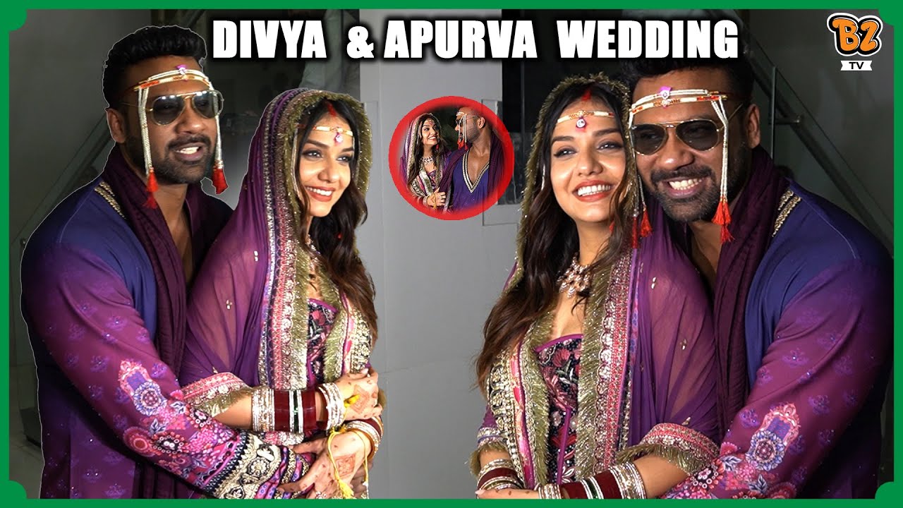 Newly Weds After Wedding First Look Divya Agarwal & Apurva Padgaonkar | Congratulations - YouTube