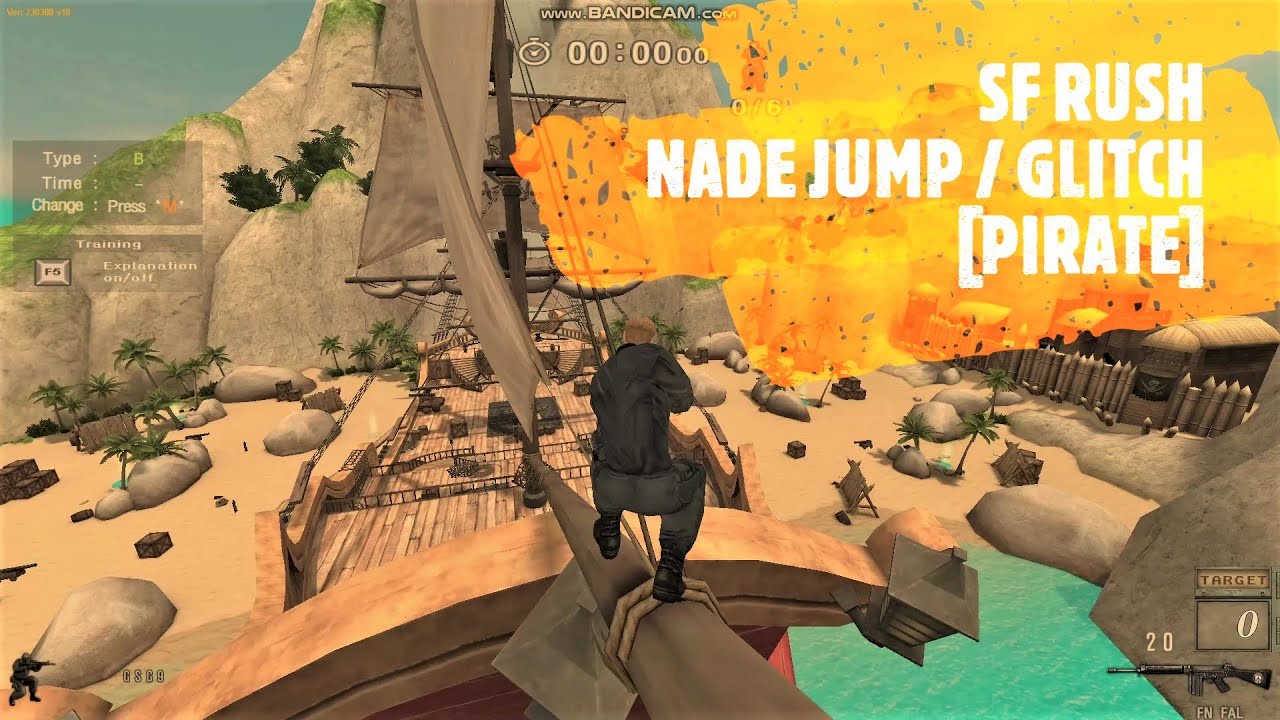 [SF][스포][炸彈跳] SF RUSH / NADE JUMP_GLITCH [PIRATE] - YouTube