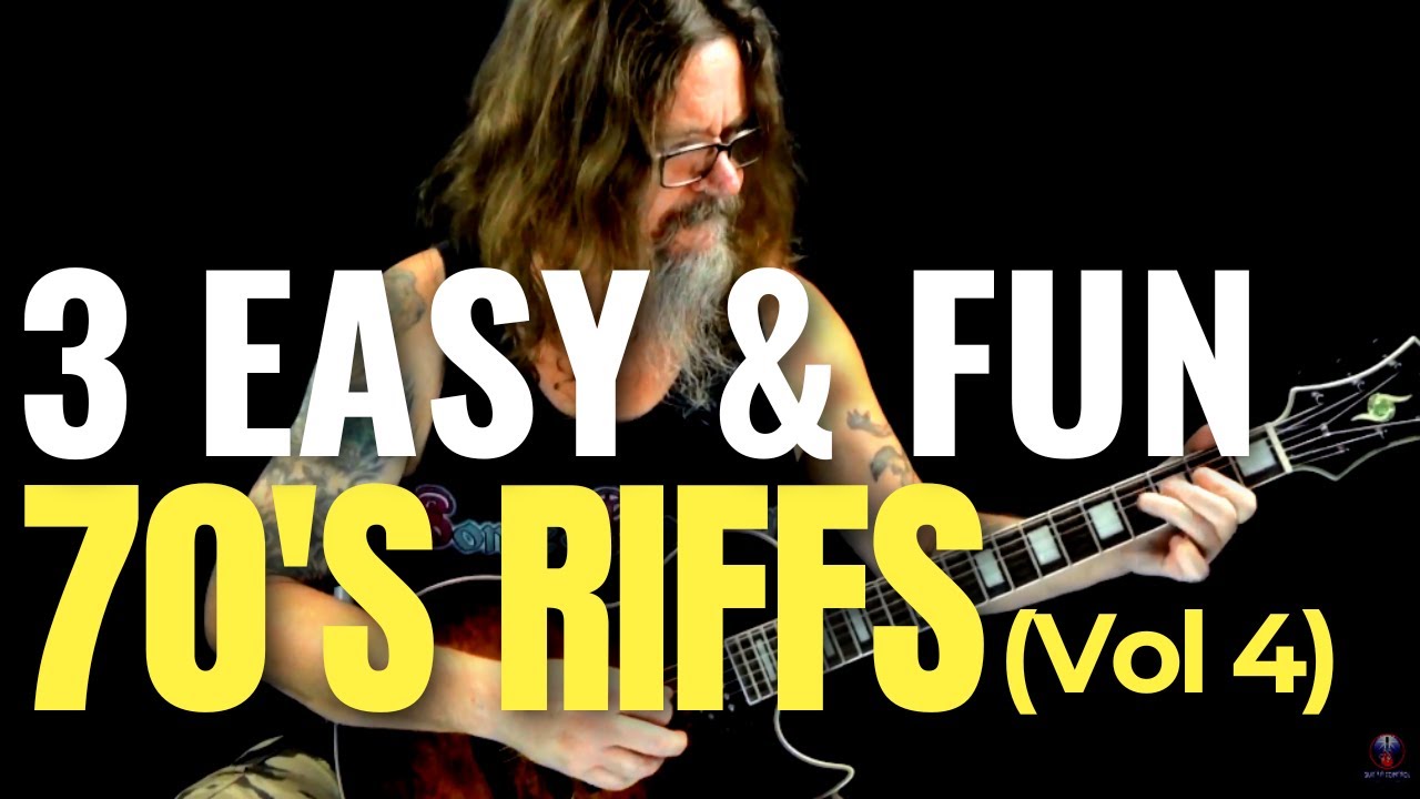 3 Fun & Easy Riffs From The 1970s – Vol-4 - YouTube