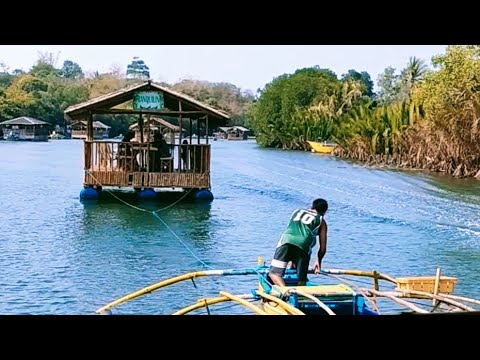 Trip to Bolinao Pangasinan Philippines || Floating Restaurant at Virgin ...