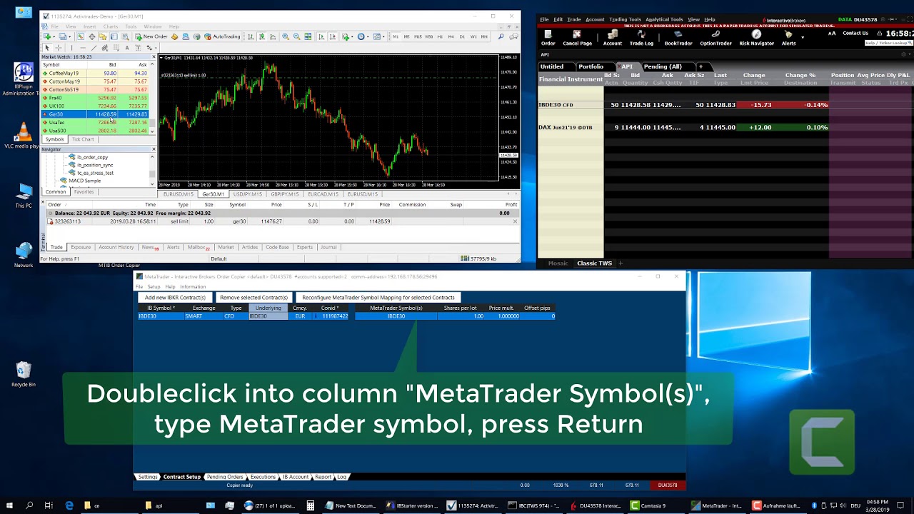 MetaTrader-Interactive Brokers Order Copier: Manage contracts and ...