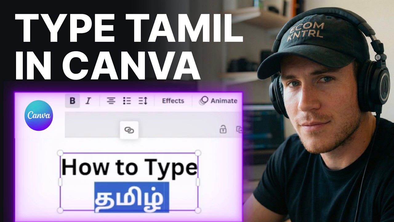 How to Type Tamil in Canva [2026] | Step-by-Step - YouTube