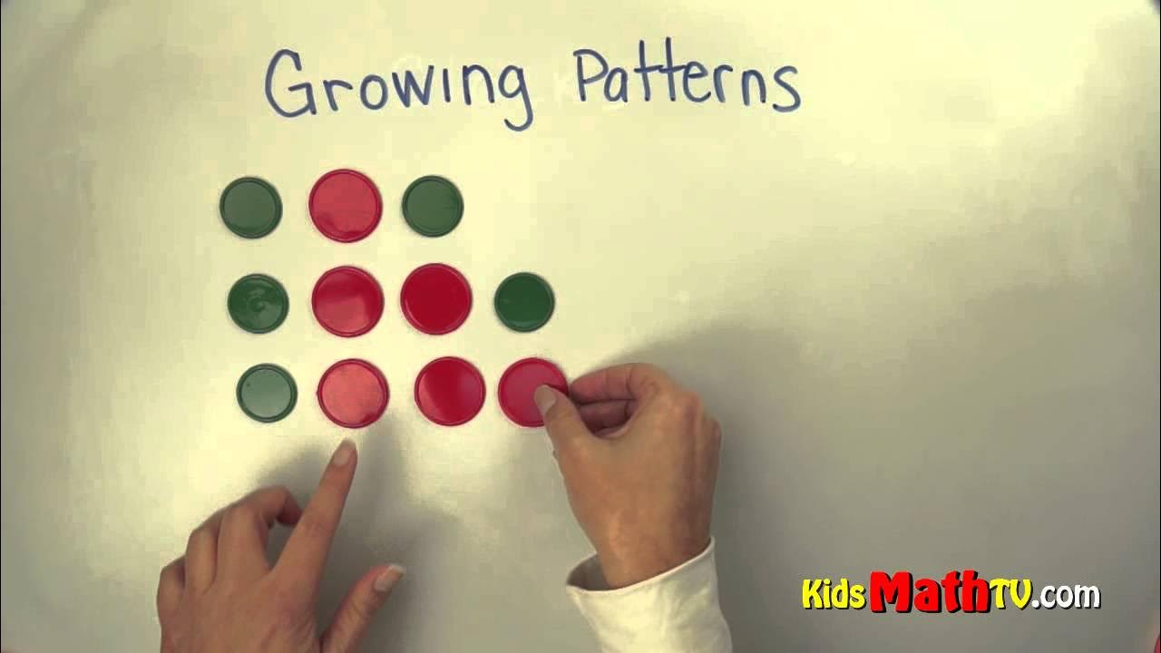 Learn Growing Patterns in this Math Video tutorial. Kindergarten lesson ...