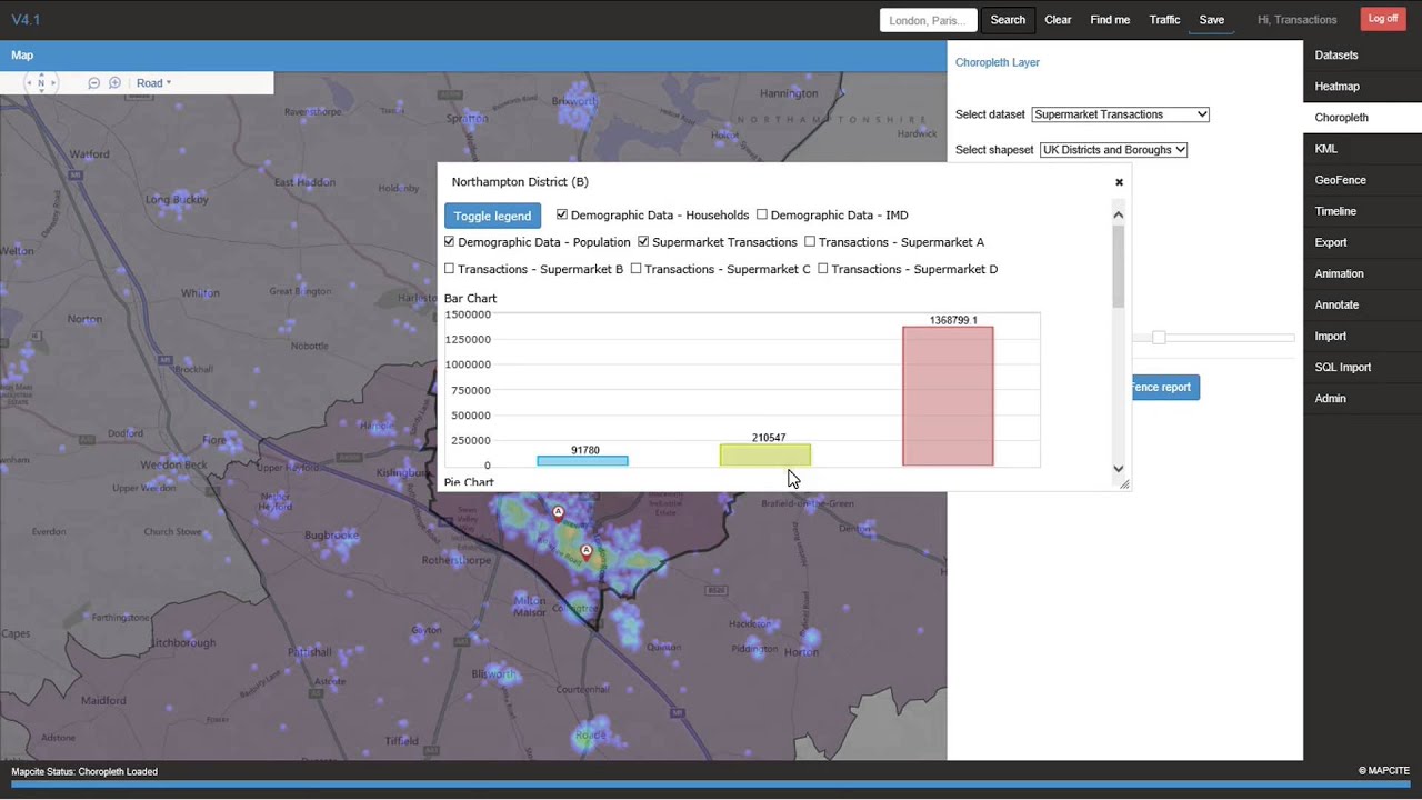 MAPCITE Demo including new analytics capability - YouTube
