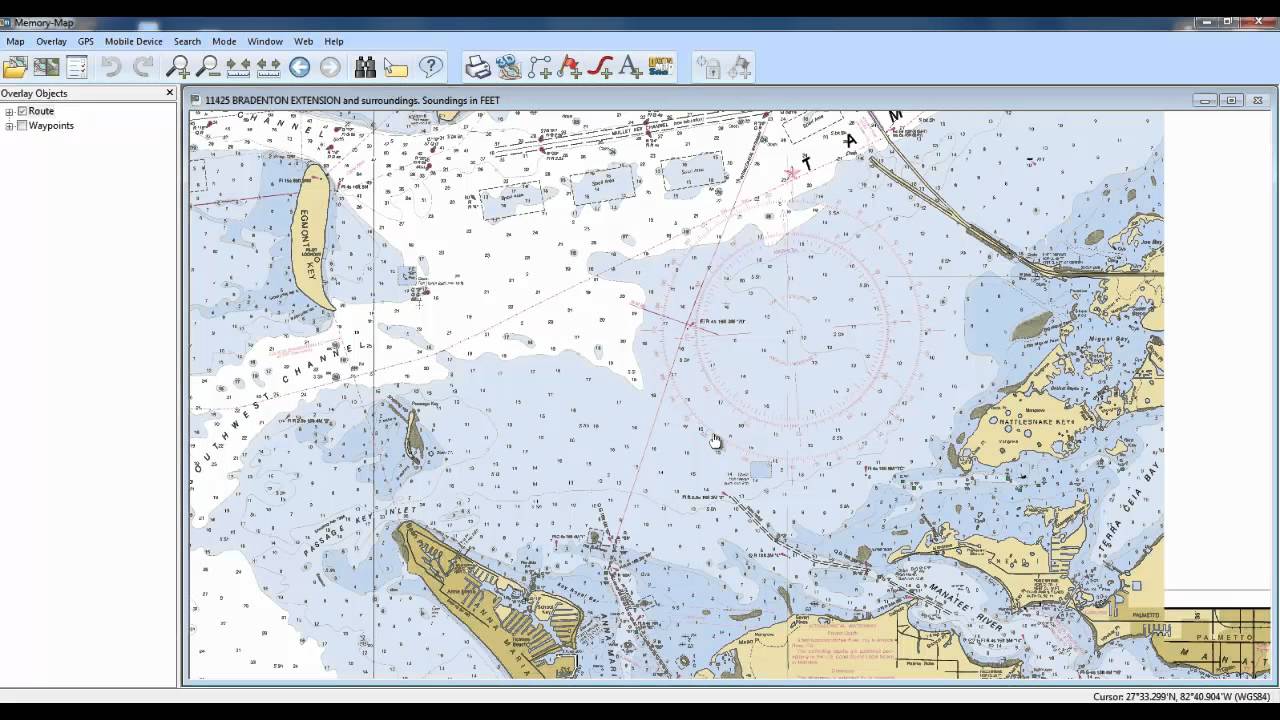 Memory Map Marine Navigation 6 Merging Maps on True North - YouTube