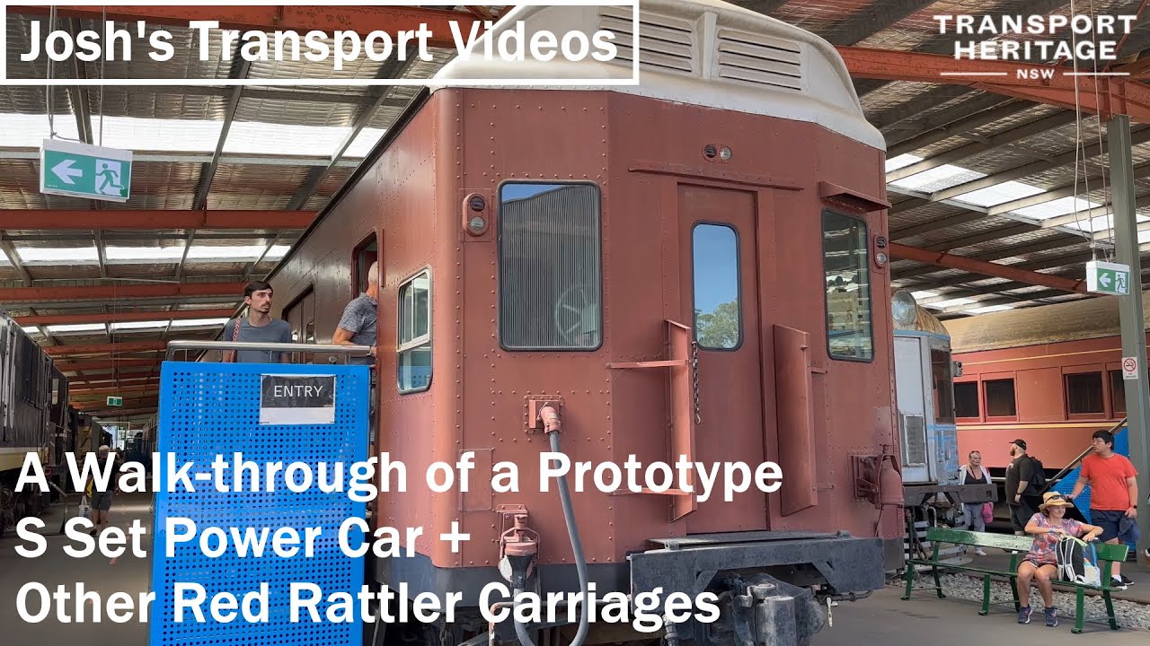 A Walk-through of a Prototype S Set Power Car + Other Red Rattler ...