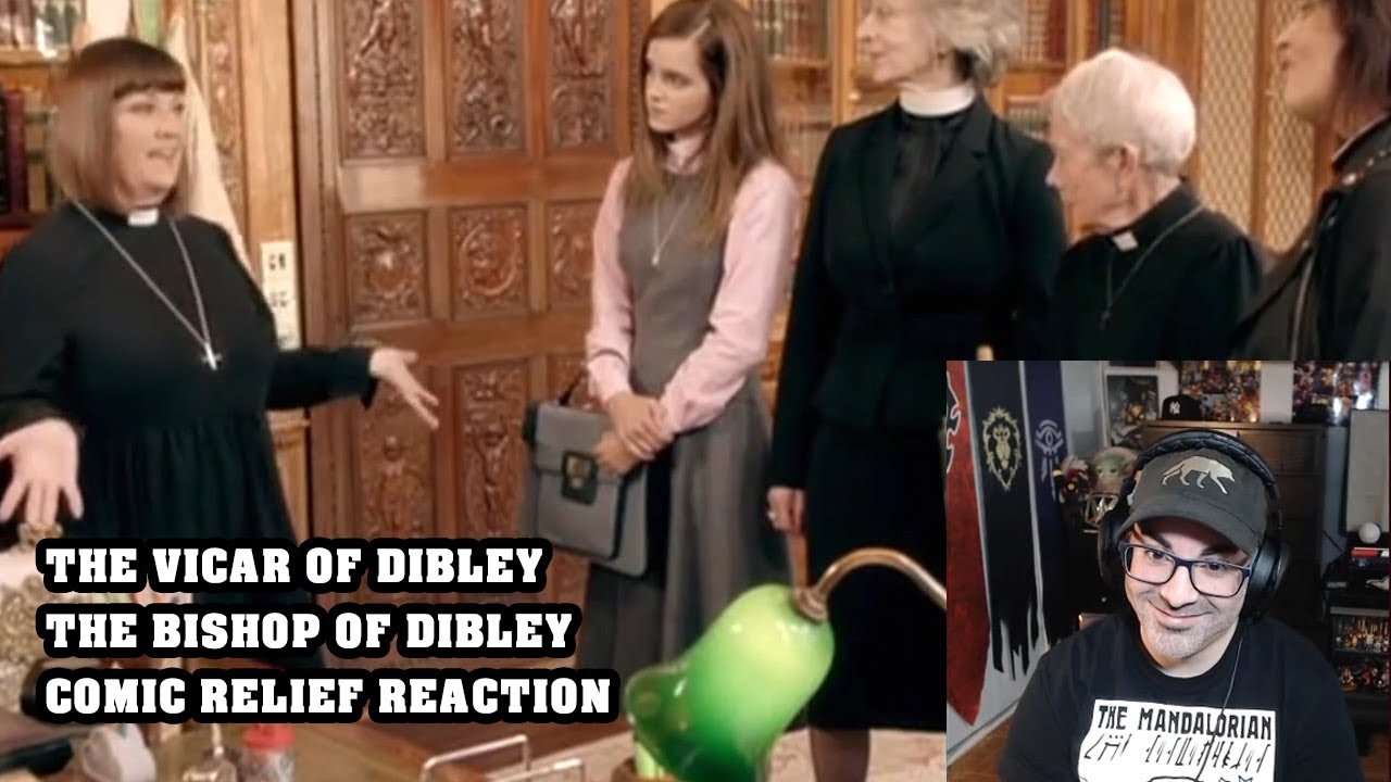 American Reacts to The Vicar Of Dibley Comic Relief 2015 - The Bishop ...