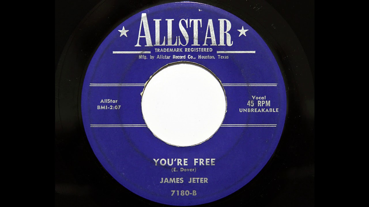 James Jeter - You're Free (Allstar 7180) - YouTube