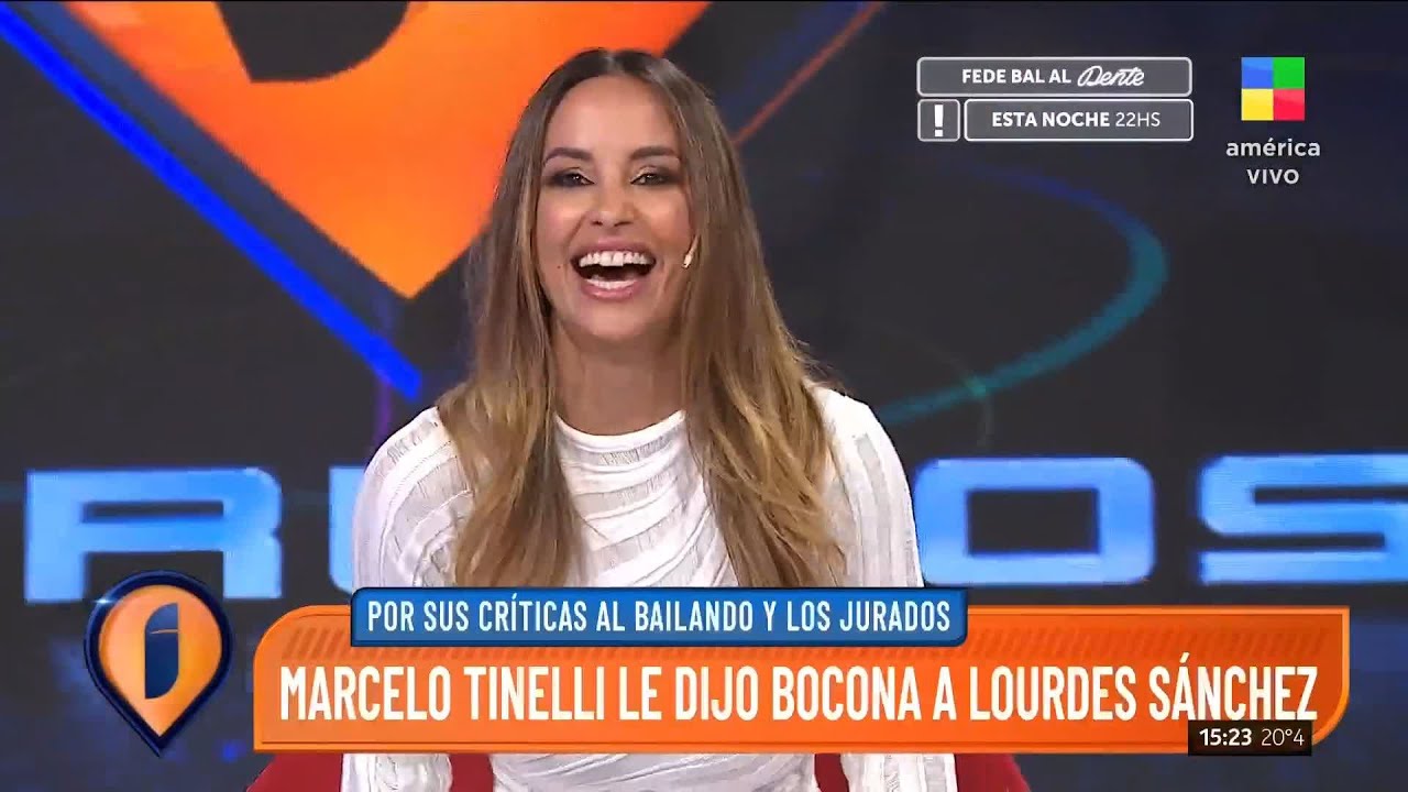 Lourdes Sánchez entre el "Bailando 2023" y su programa propio - YouTube