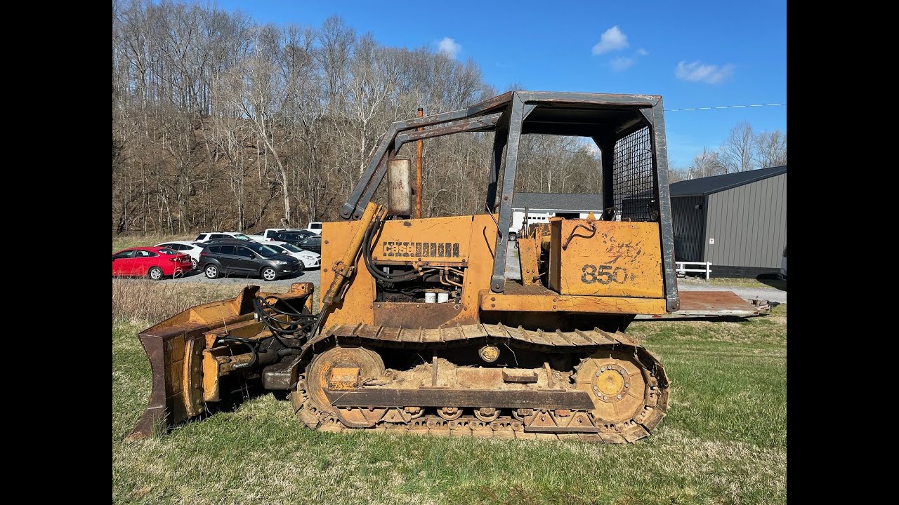 CASE 850B DOZER 6 WAY BLADE ROPS AND LIMB RISERS - YouTube