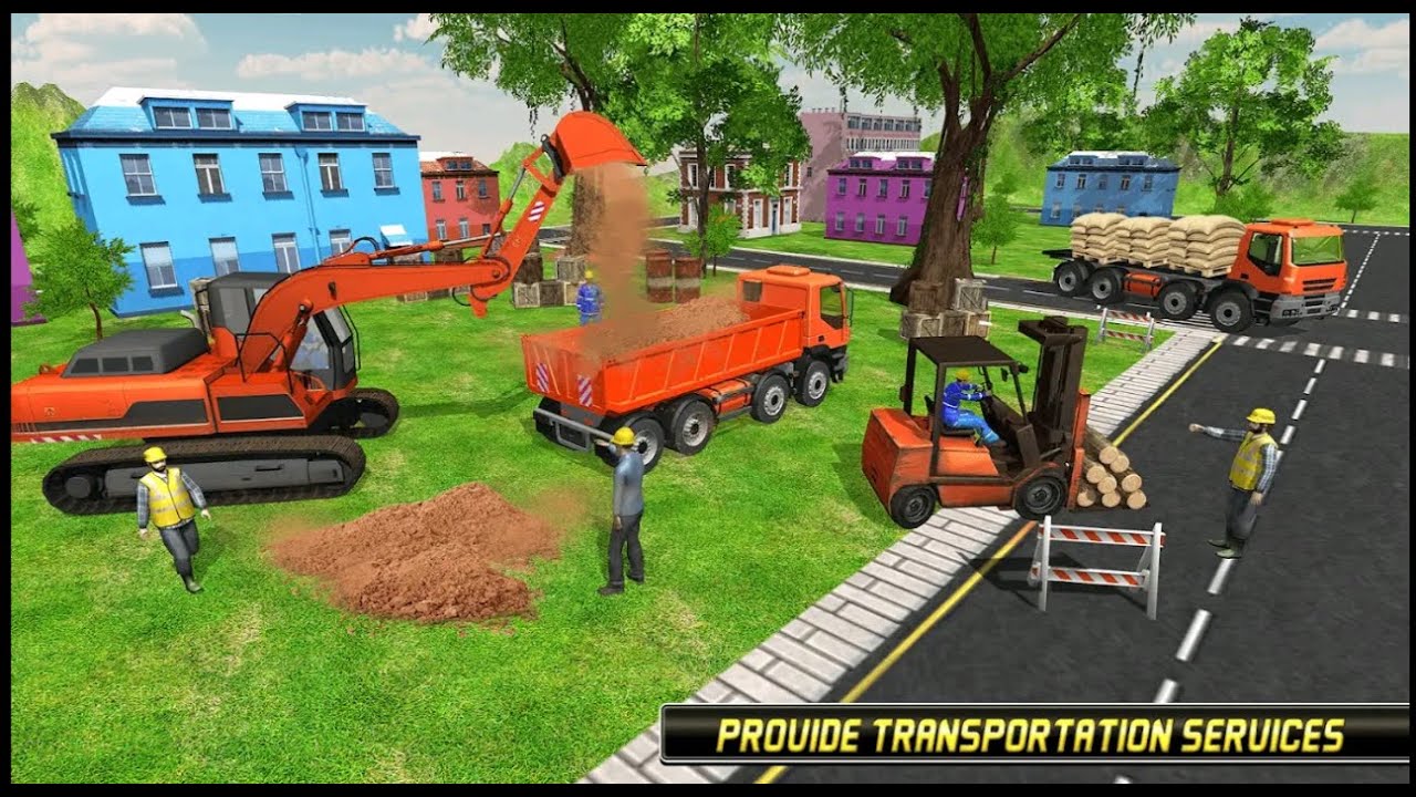Excavator game ।। Simulator excavator ।।new game 2021 ।। kids game ...