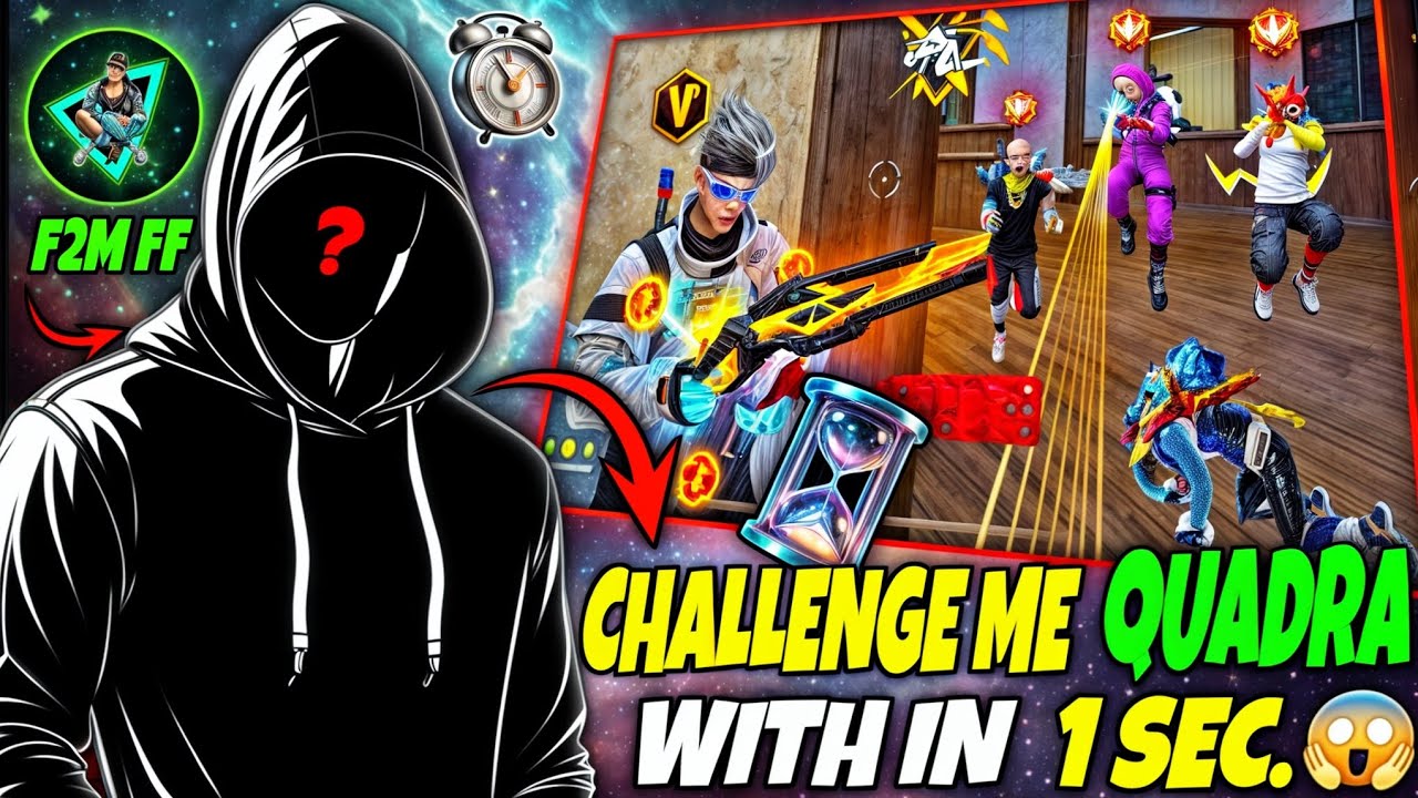 JUST IN ONE SEC 😮 MUST WATCH @F2M-1 @ULTRONFF || F2M FF CHALLENGE ME 🤥 ...