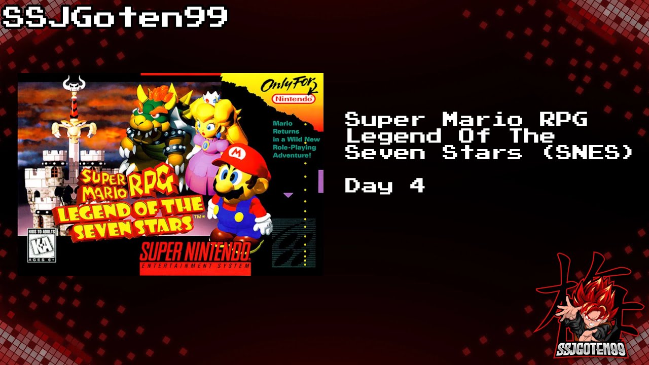 Retro - Super Mario RPG (SNES) - Day 4 - Cakes...FROM SPACE !megacrowd ...