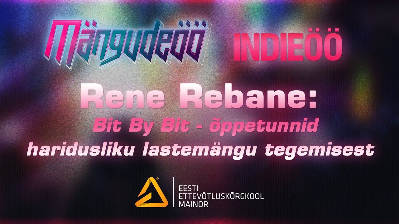 Eesti Ettevõtluskõrgkool Mainori IndieÖÖ: Rene Rebane - YouTube