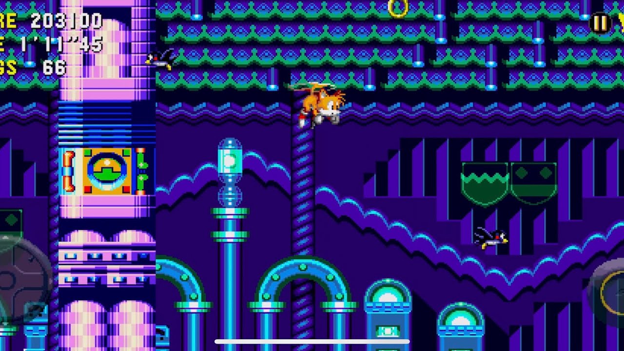 Sonic CD 💿 Classic: Mobile Device: Tails’ Play: Wacky Workbench Zone 3 ...