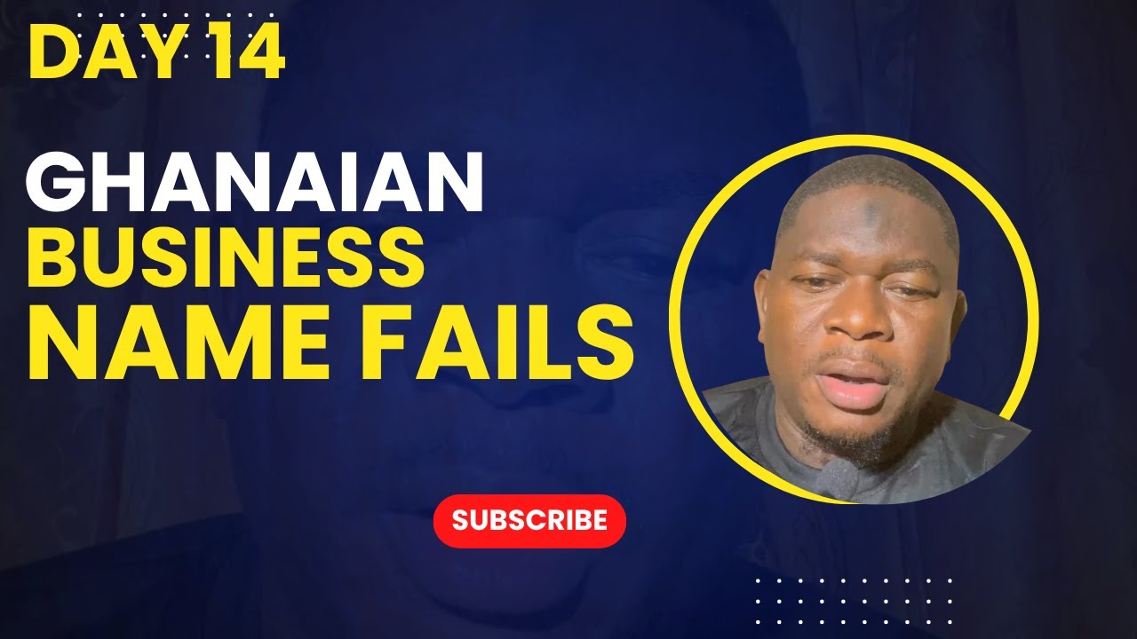 "Ghanaian Business Name Fail! - YouTube